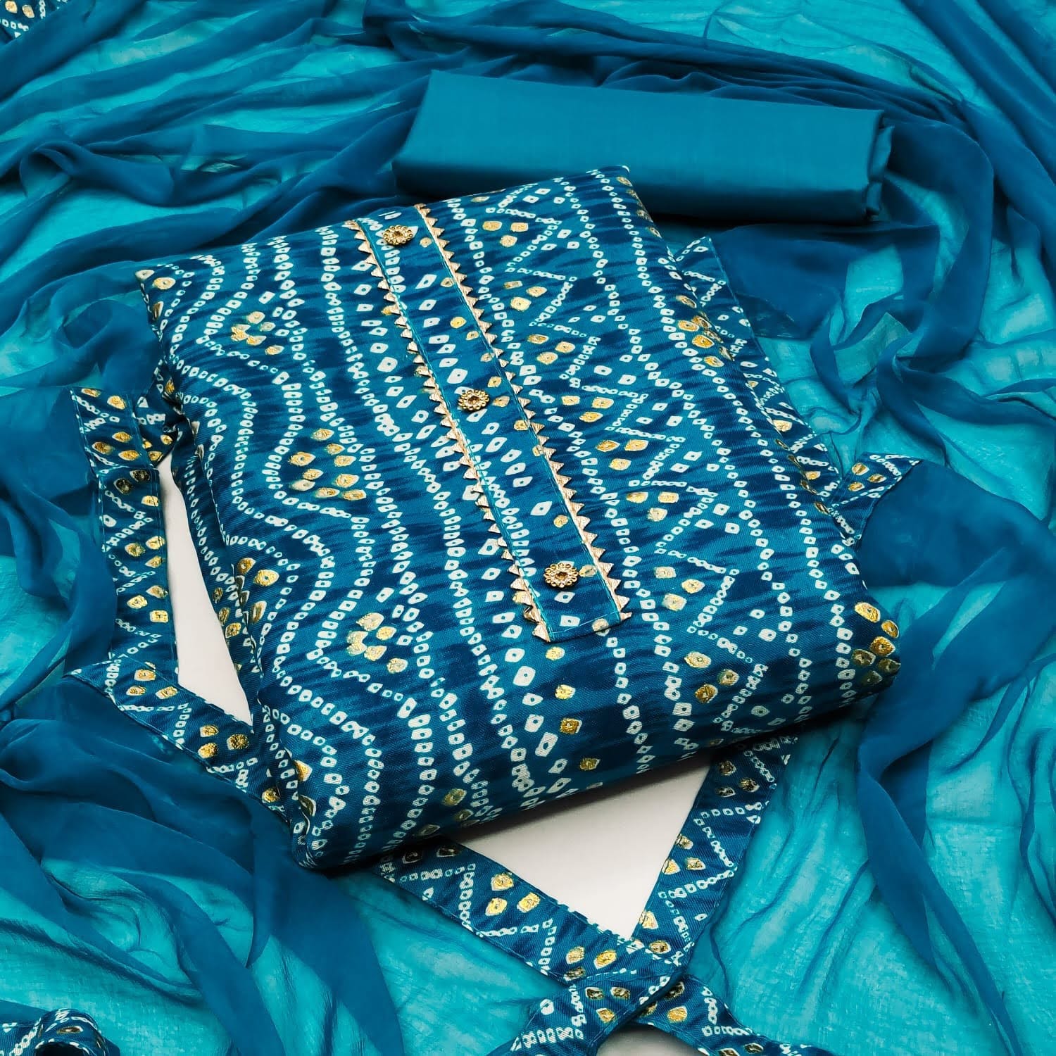 EXCLUSIVE DREES MARTERIAL BOMBAY COTTON SUITS - Surat Textile