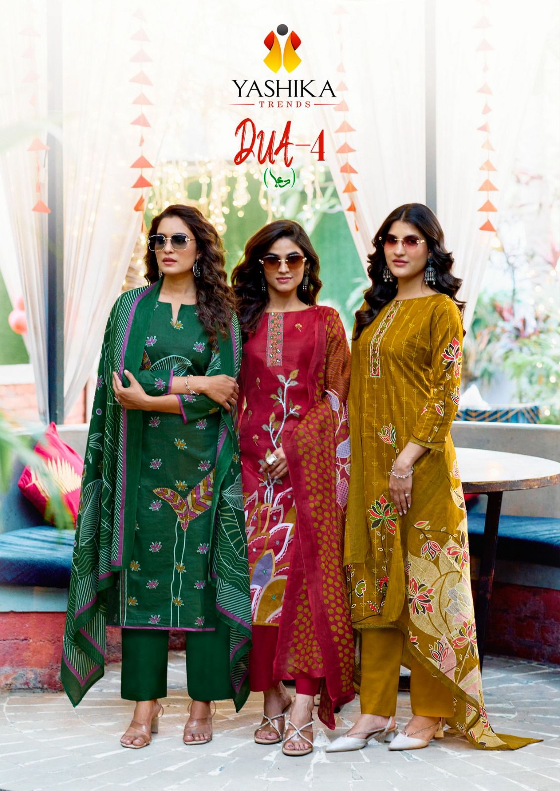 DUA 4 BY YASHIKA TRENDZ - COTTON PRINTED SUITS CATALOG - Surat Textile