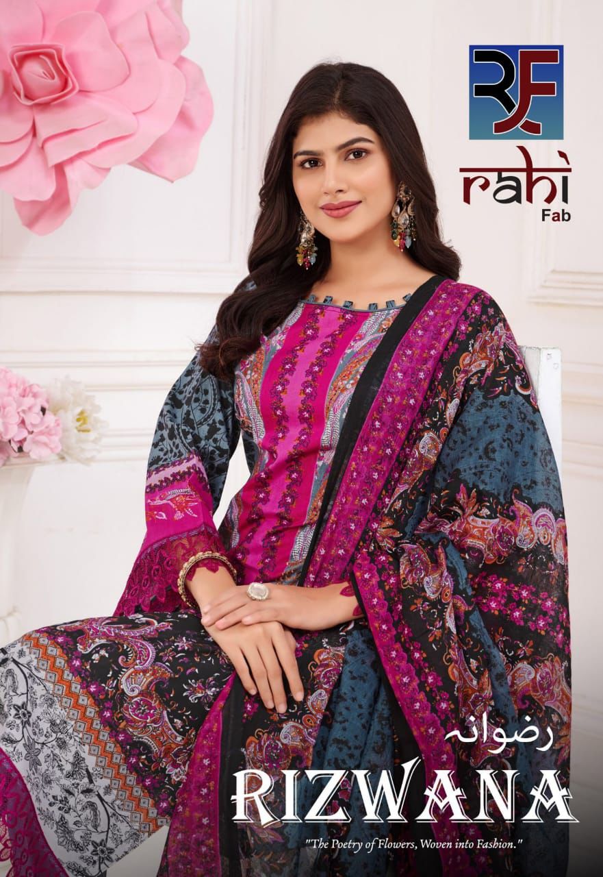 RIZWANA BY RAHI FAB - PURE COTTON PRINTED SUITS CATALOG - Surat Textile